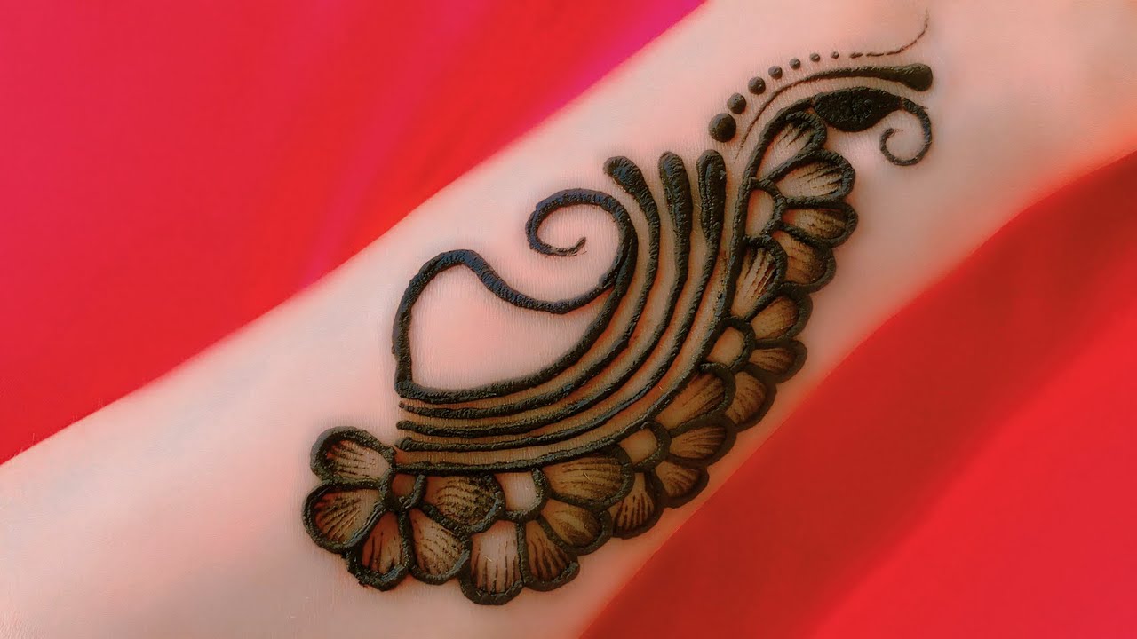 New stylish mehndi design | easy & simple mehndi design | mehndi ka ...