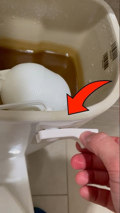 Fix a Loose Toilet Handle 💧 #shorts #diy - YouTube