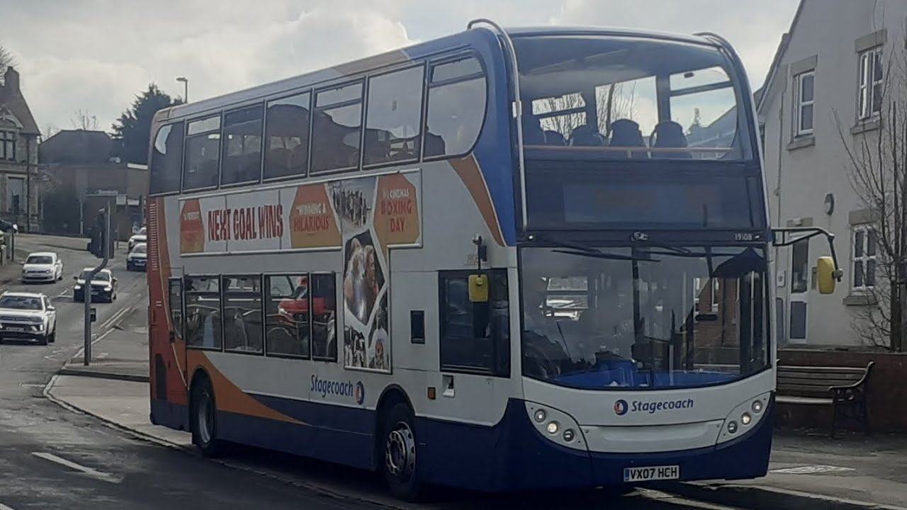 (Part 1) Stagecoach Midlands 19108 VX07 HCH - YouTube