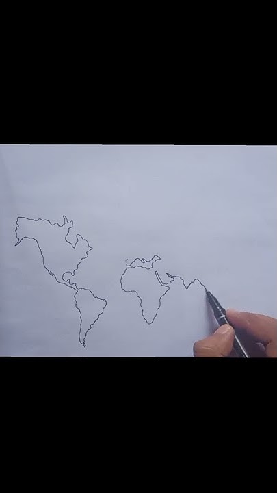 world map | world map drawing | map drawing | how to draw world map easily | world map kaise ...