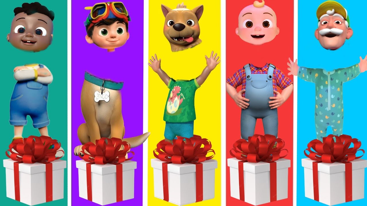 COCOMELON || Select The Right Head With Cocomelon Chracters || Kid's ...