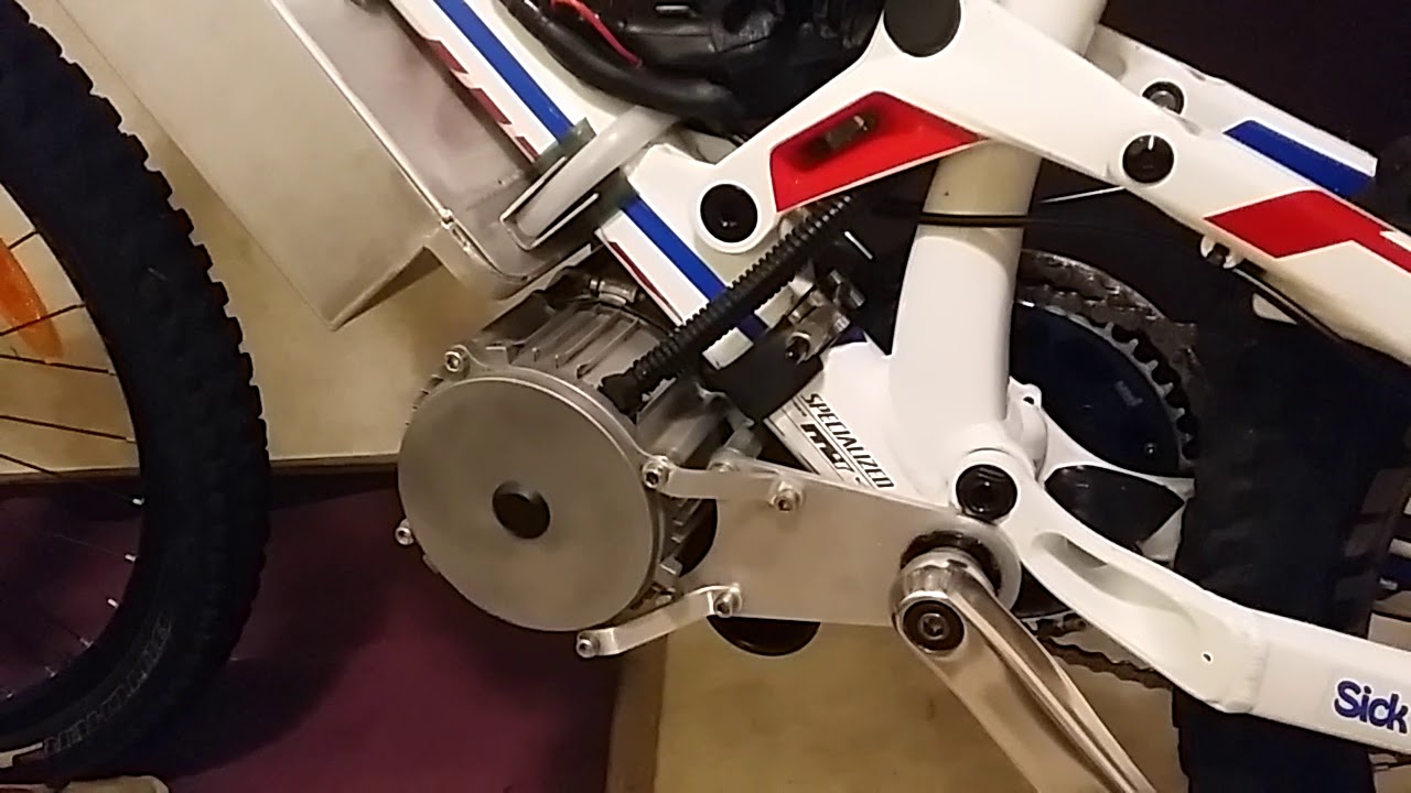 E bike w/Cyclone 3000W motor mount fix DIY - YouTube