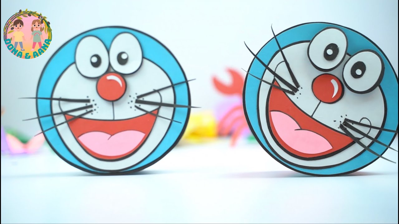 Moveable Doraemon DIY paper Craft | Doraemon Decoration Idea | Moving ...