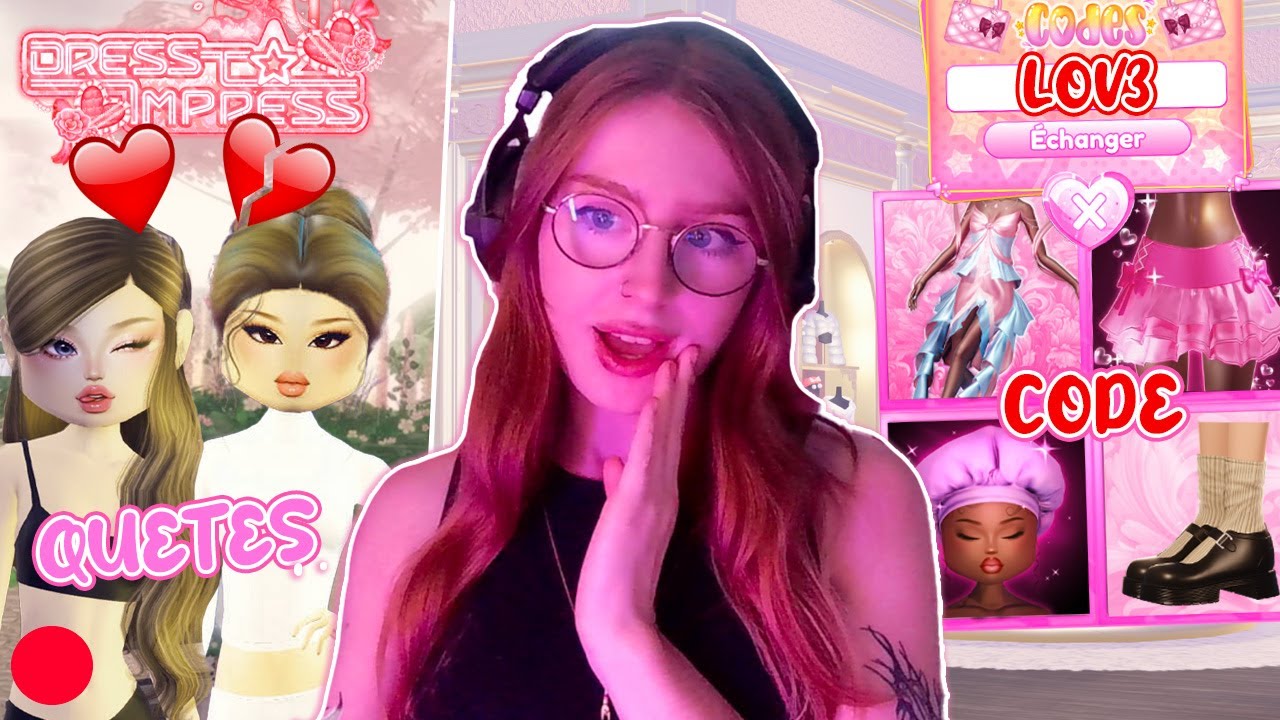 LIVE Saint Valentin Dress To Impress ! (code, quêtes..) Roblox - YouTube