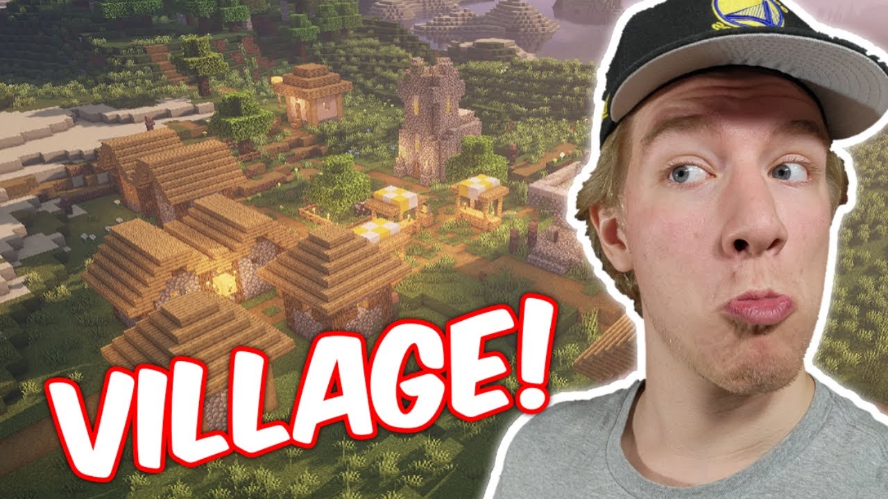 MAKING A VILLAGE IN MINECRAFT! The Diamond House EP 22 - YouTube