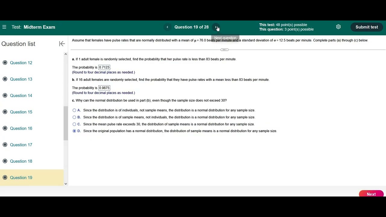 mymathlab midterm exam [2023] - YouTube