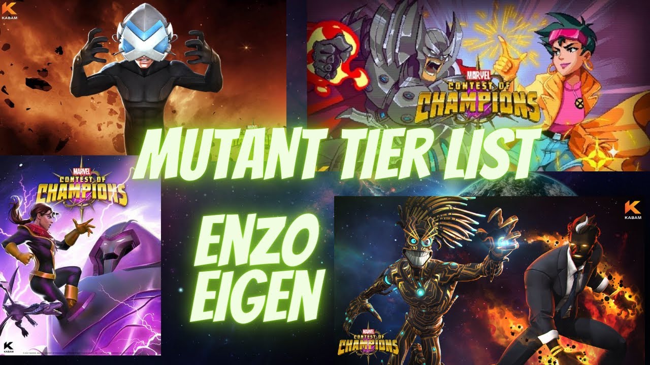 Mutant Tier List - Enzo Eigen - 4L0ki - Marvel Contest of Champions ...