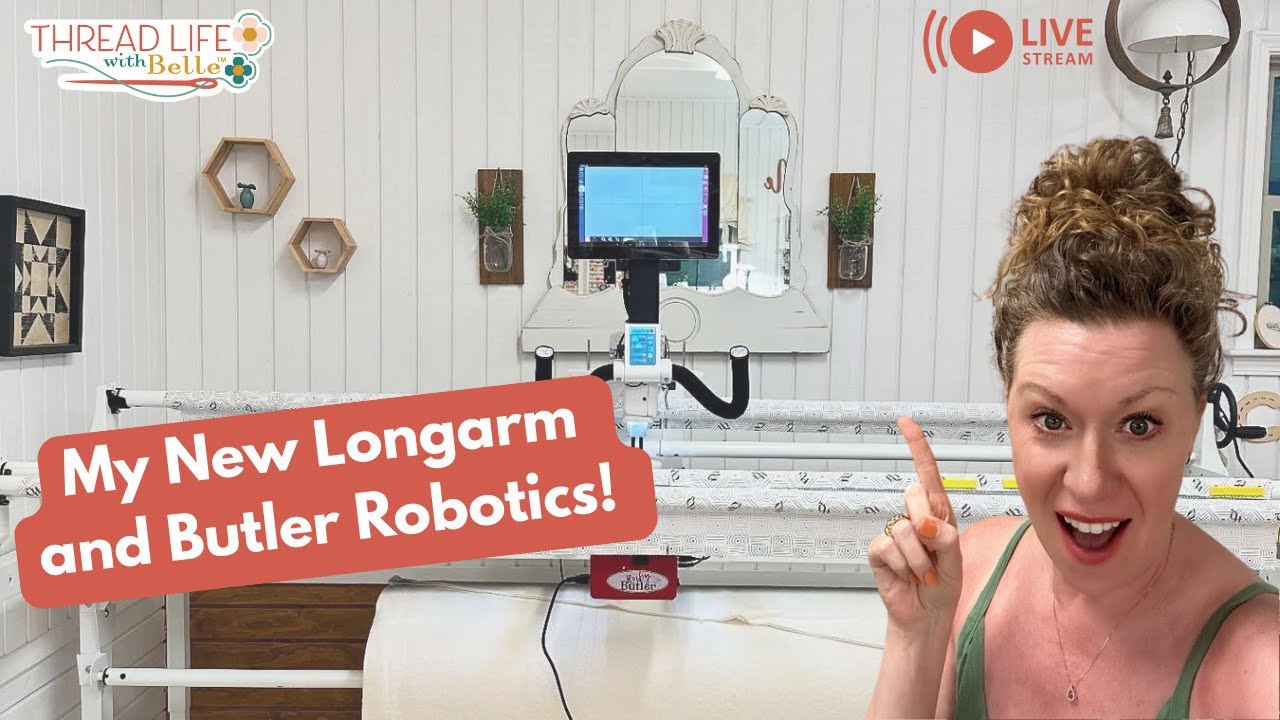 Butler Robotics Ruby for Edge to Edge Quilting w/ New King Quilter 2 ...