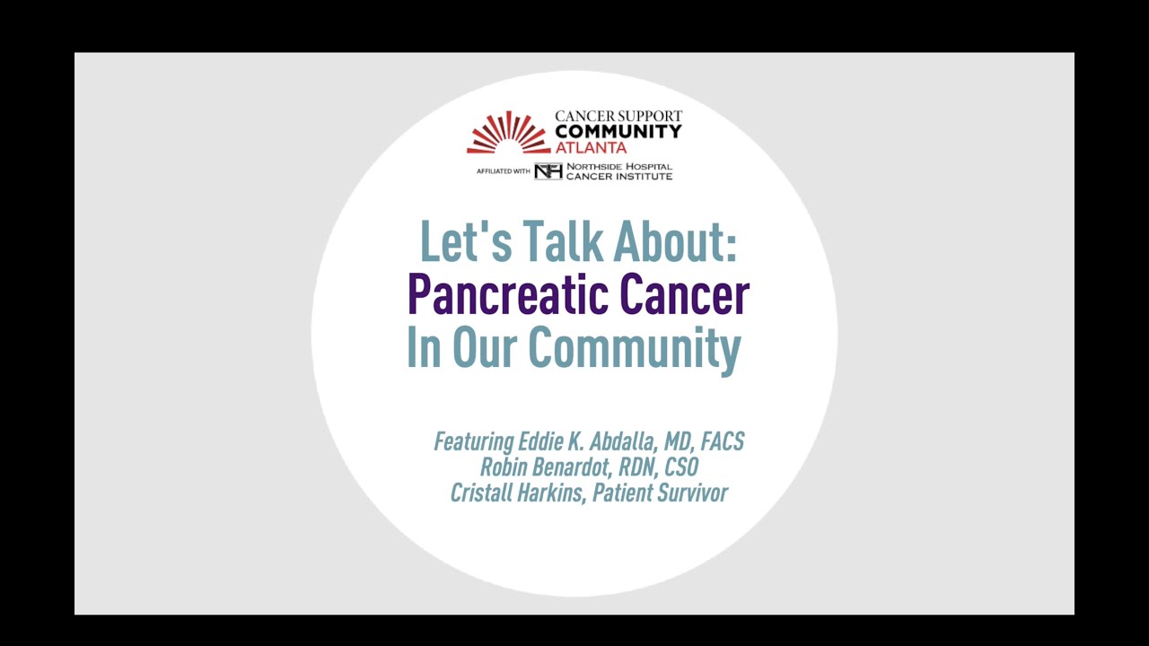Let’s Talk About: Pancreatic Cancer in Our Community - YouTube