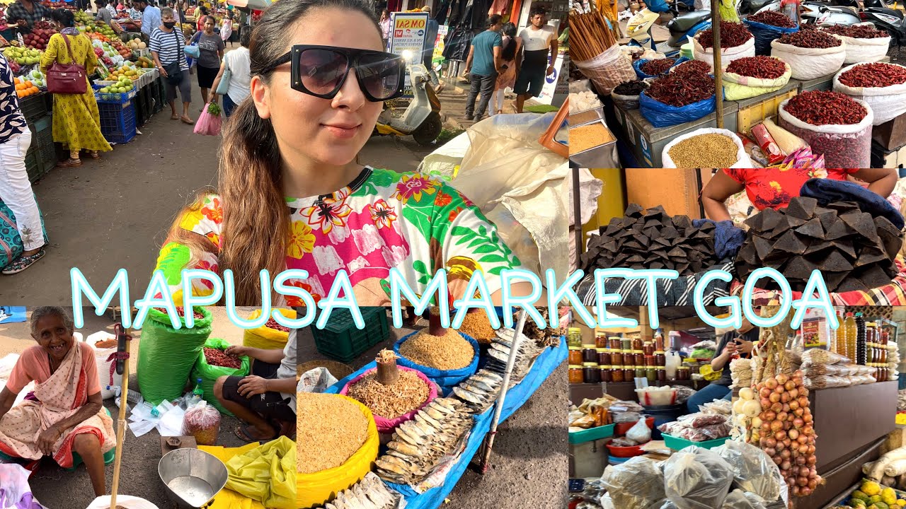 Mapusa Friday Market Goa !!! (Goan spices, local Goan market, Goan food ...