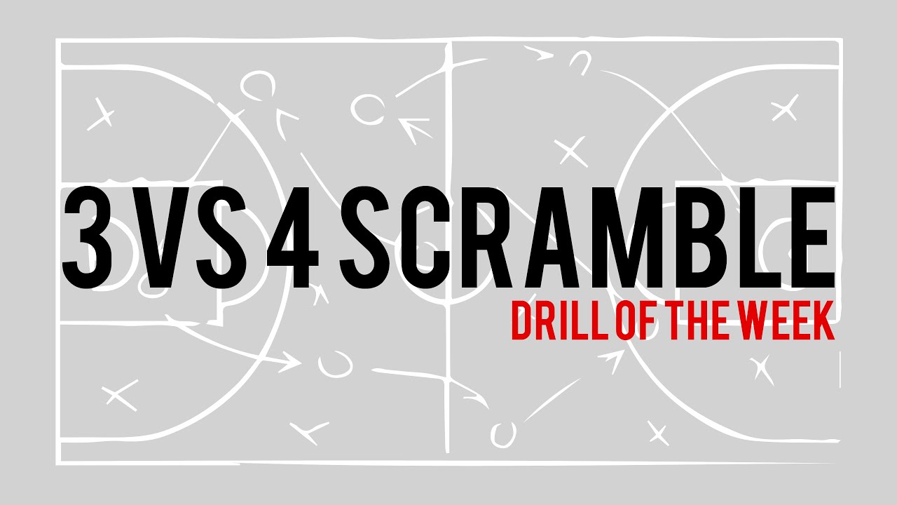 3 vs 4 Scramble - Basketball Drill of the Week - YouTube