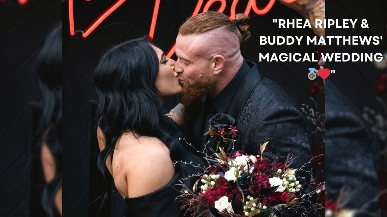 Rhea Ripley & Buddy Matthews Tie the Knot, Exclusive Wedding! - YouTube