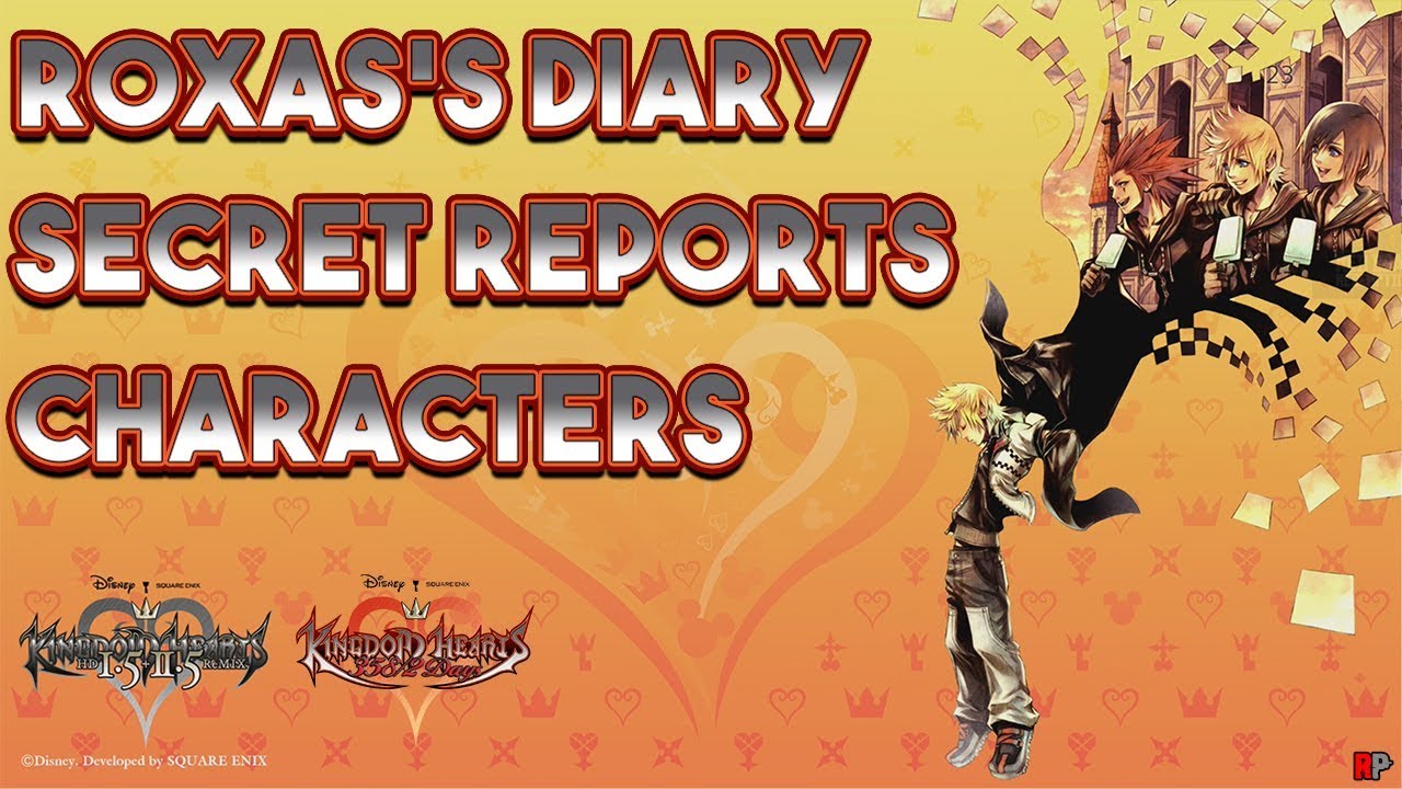 Kingdom Hearts 358/2 Days 1.5 HD (PS4) Roxas's Diary & Secret Reports ...