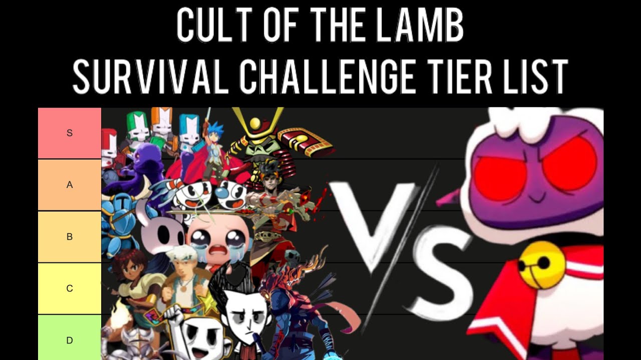 Who Can Survive Cult of the Lamb? Tier List - YouTube