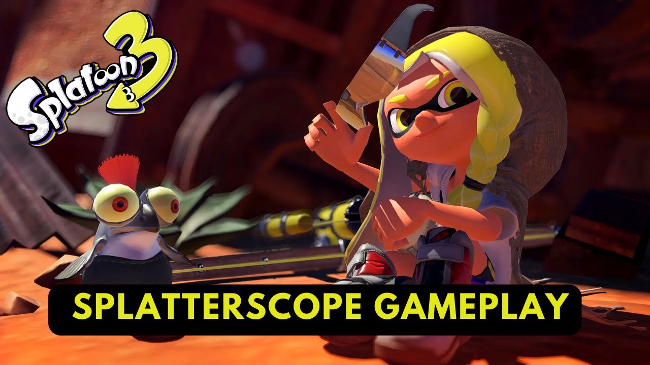 Splatoon 3 - Splatfest team scissor - Splatterscope gameplay - YouTube