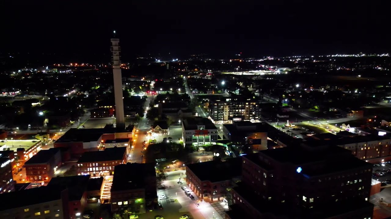 Downtown Moncton At Night - YouTube