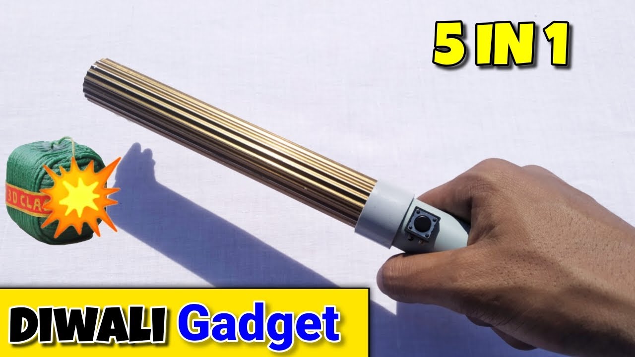 How To Make Gun ||Patakhe Jalane Ki Gun || How To Make Diwali Gun - YouTube