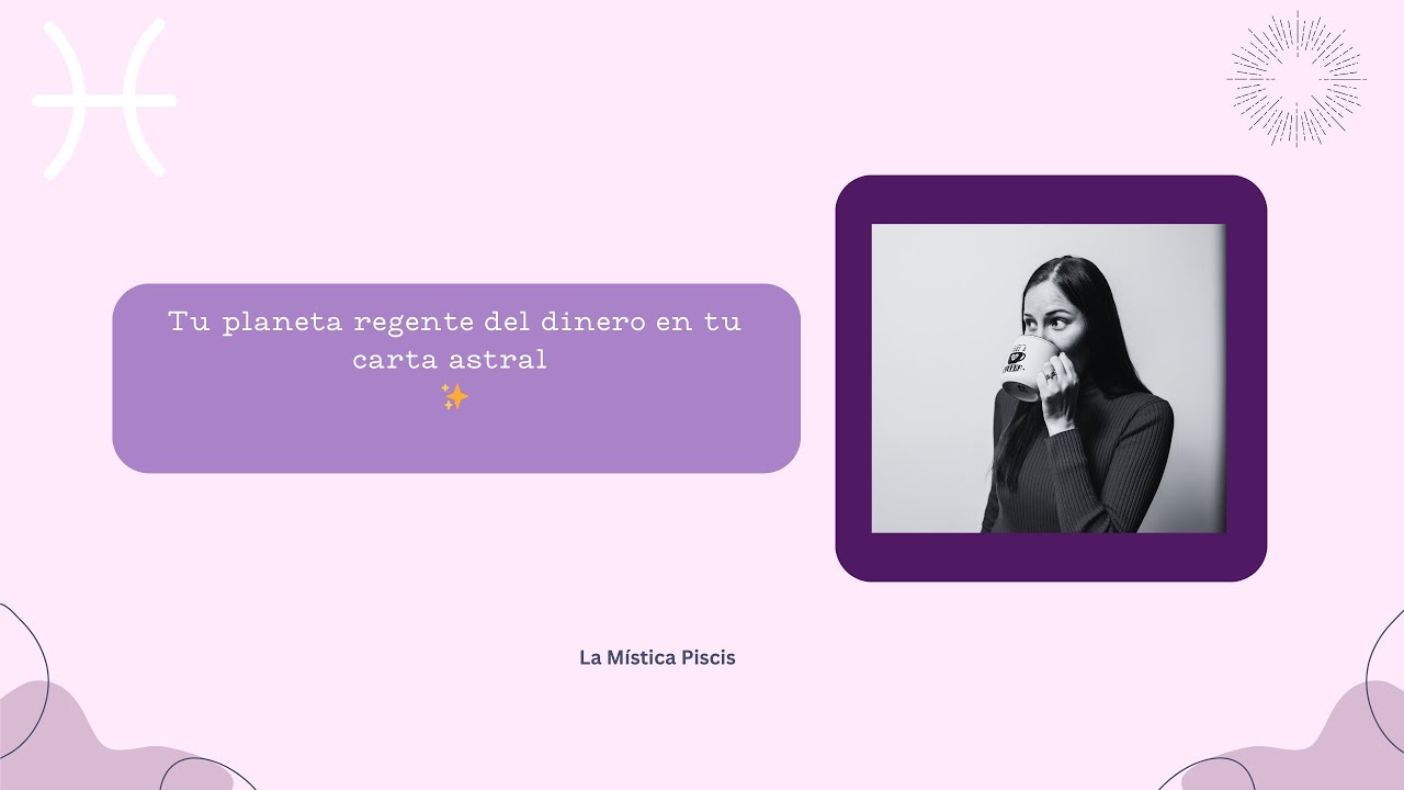 Tu planeta regente del dinero en tu carta astral - YouTube