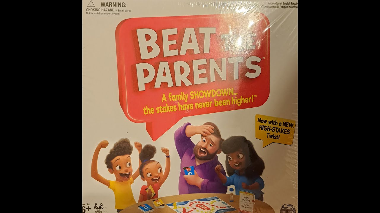 Beat the Parents Board Game (2021, Spin Master) -- What's Inside - YouTube