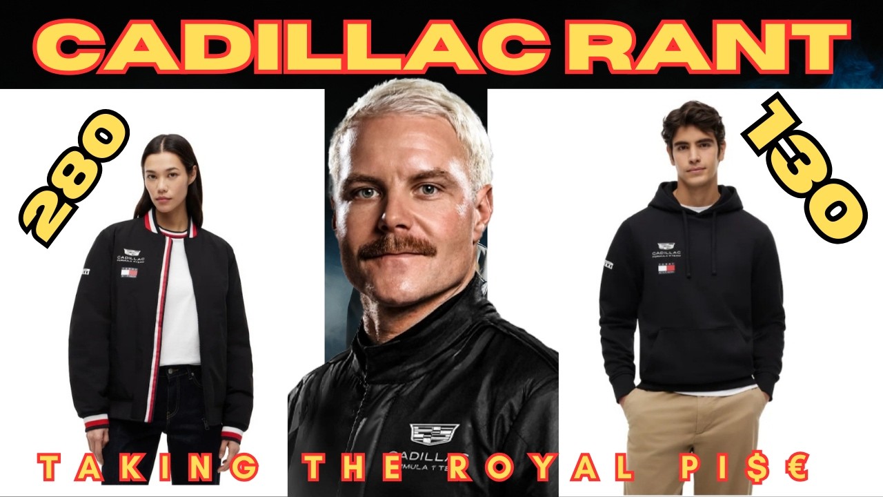 CADILLAC MERCH RANT - BIGGEST JOKE YET CON MEN #cadillacf1 #cadillac # ...