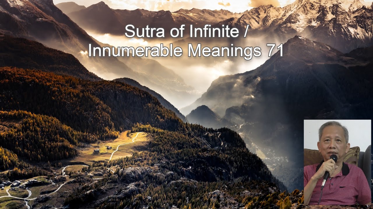 Sutra of Infinite / Innumerable Meanings 71 - YouTube