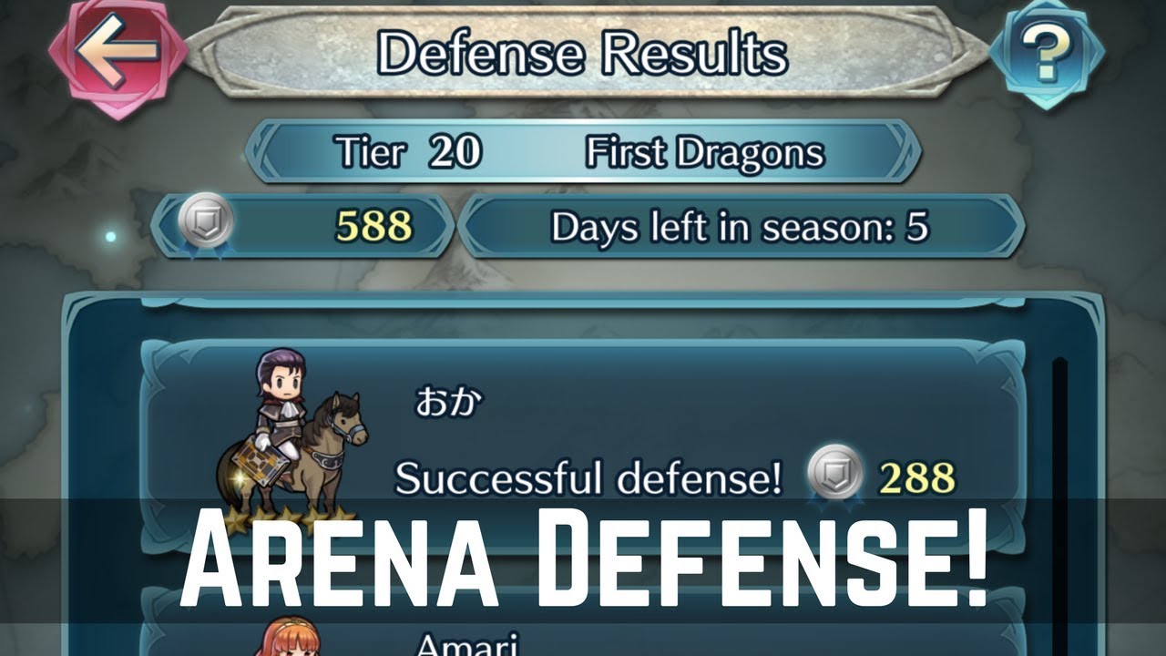 My Arena Defense Team and Defensive Results! | Live Streamed 【Fire ...