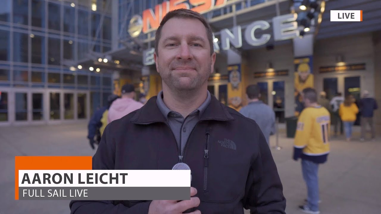 Aaron Leicht - LIVE from Bridgestone Arena (Predators Report) 4/1/21 ...