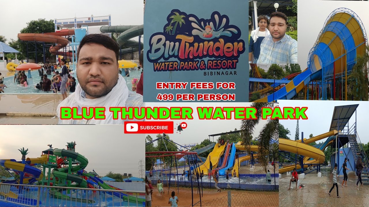 BLUE THUNDER WATER PARK BIBINAGAR HYDERABAD TELANGANA #waterpark # ...