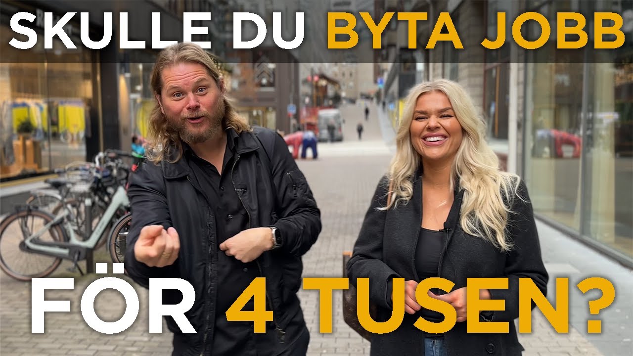 4000 kr extra i lön? Jag hade bytt jobb. Lätt! Johan & Anna intervjuar ...