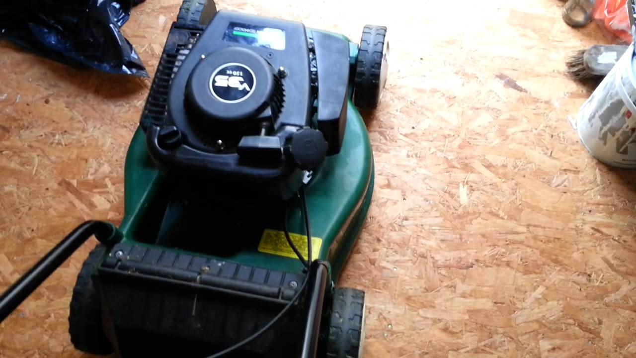 Chinese Sumec-Linhai SV150 lawnmower engine running faster - YouTube