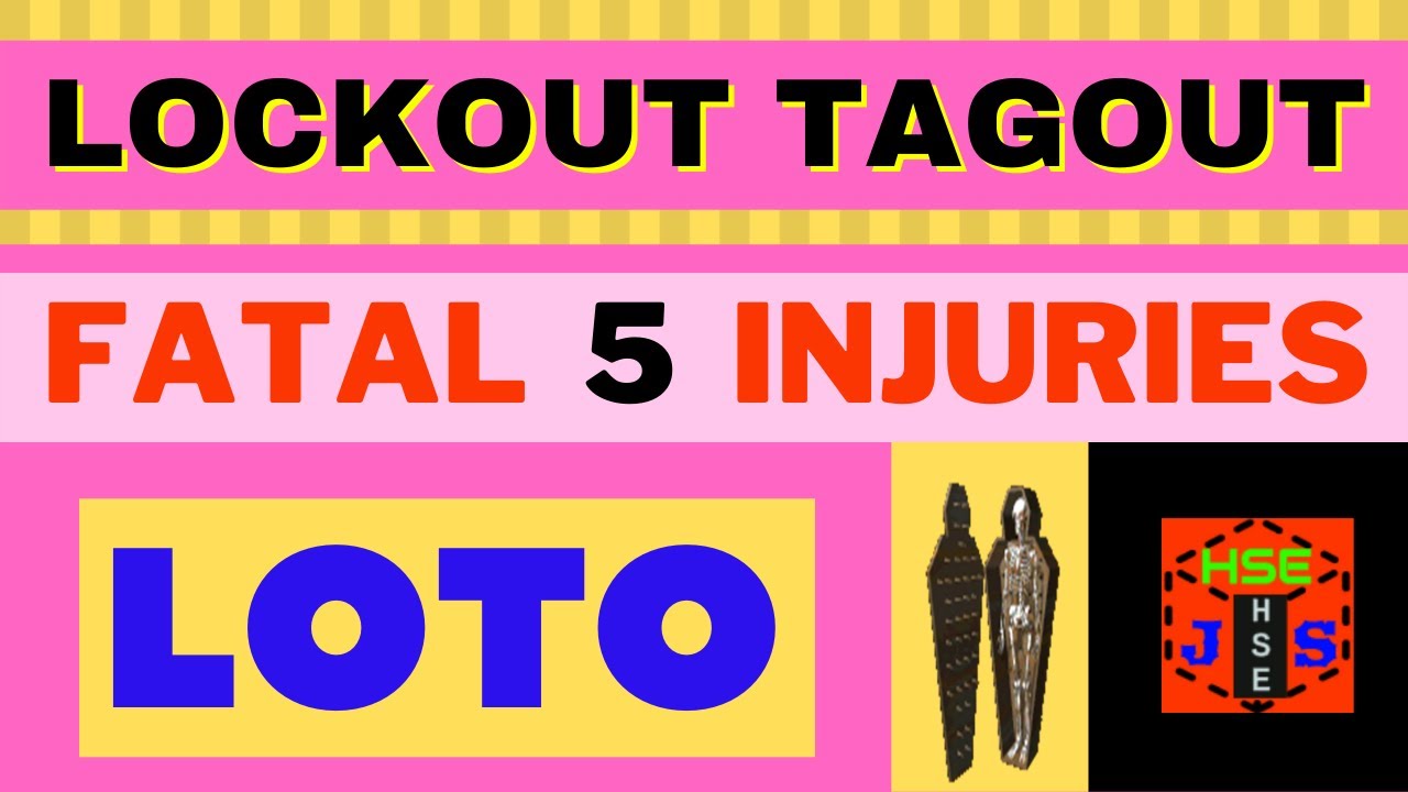 Lockout Tagout Injury Statistics at Christina Waller blog