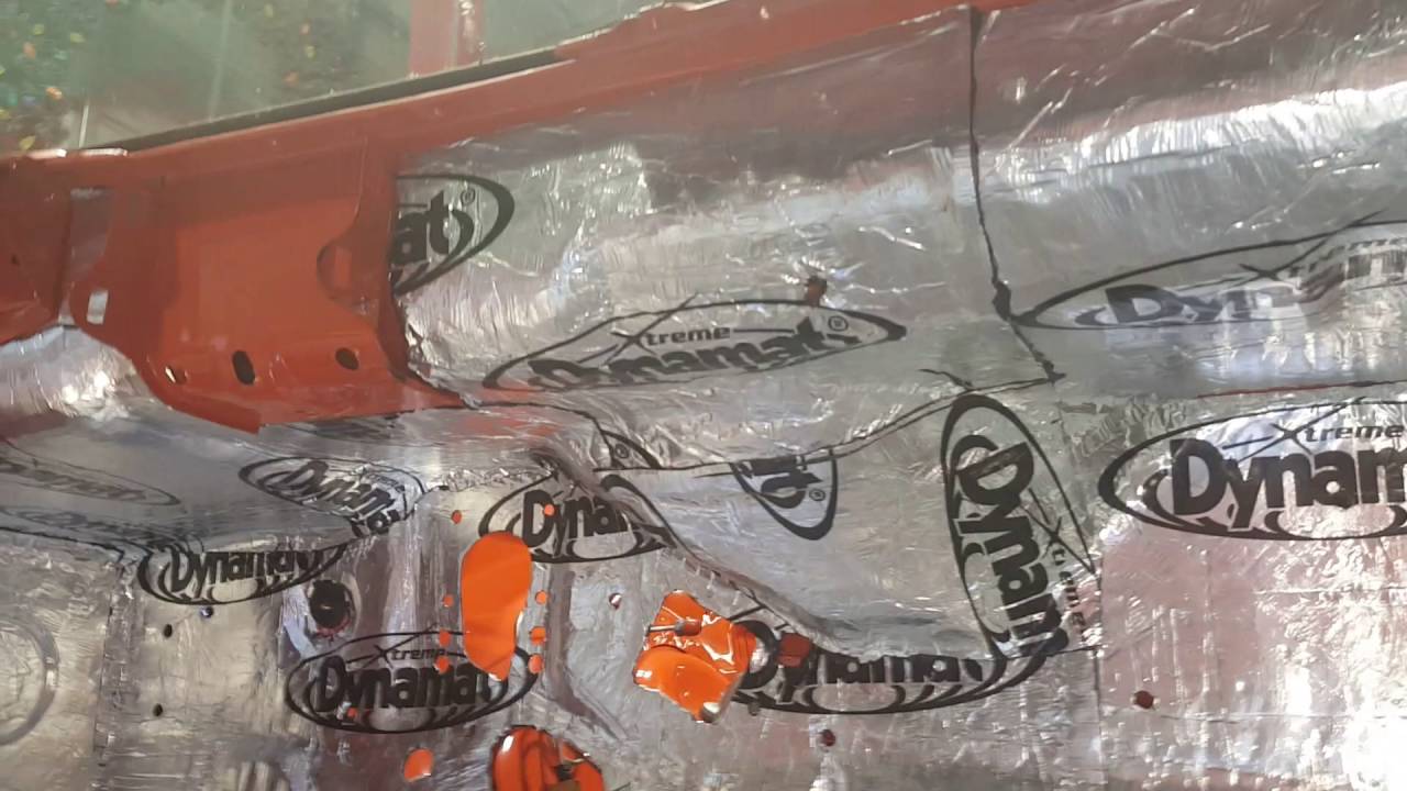 Dynamat extreme installed - YouTube