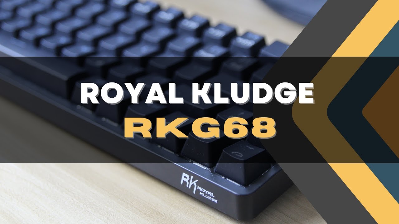 Royal Kludge RK G68 Wireless Mechanical Keyboard Unboxing and Quick ...