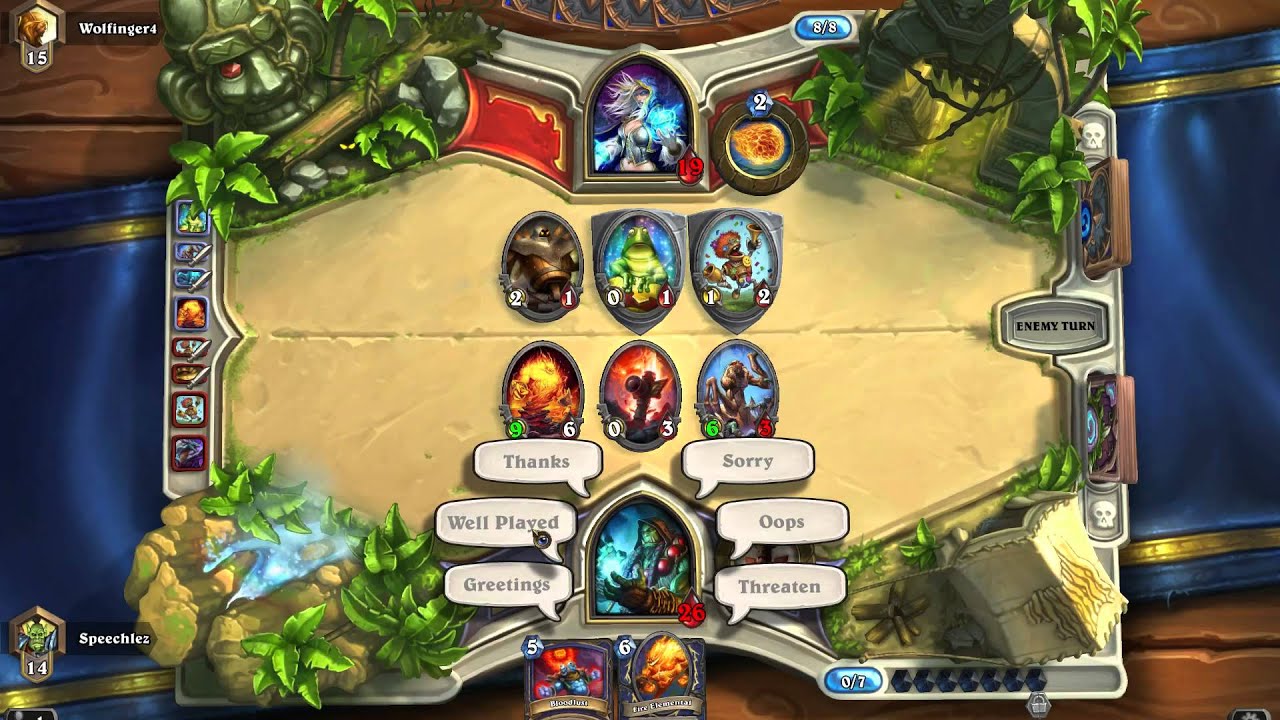 Heartstone Shaman 7 fight winstreak with Legendary Bloodlust deck 1st ...