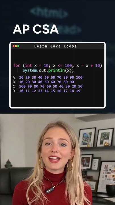 APCSA Practice: What Does This For Loop Output? | Step-by-Step Breakdown - YouTube