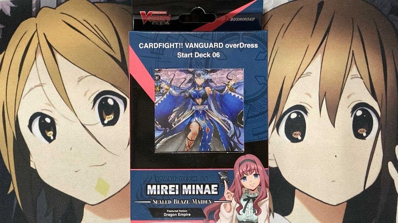 Opening My Cardfight Vanguard Overdress Start Deck 6 Mirei Minae - YouTube