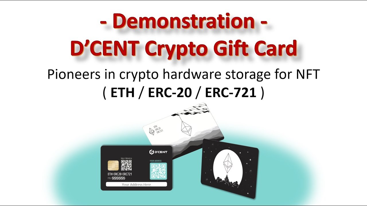 [CN sub]D'CENT Card: ERC-721 & ERC-20 Demonstration Video - YouTube