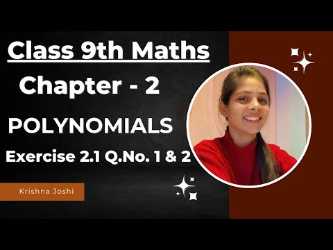 CLASS 9th Maths || Polynomial || Chapter 2 || Exercise 2.1 Q.No. 1 & 2 || Maths || NCERT - YouTube
