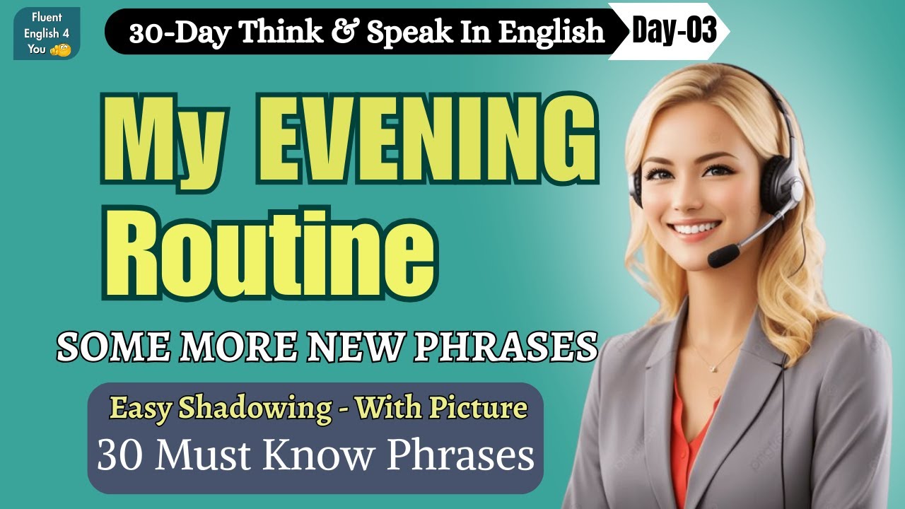 Master English Speaking – Daily Routine | Day 2 | Shadowing English ...