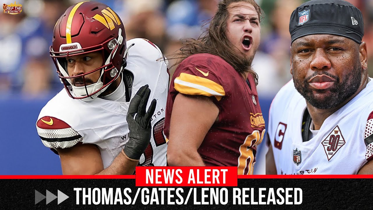 Breaking News!! Washington Commanders release Logan Thomas Charles Leno ...