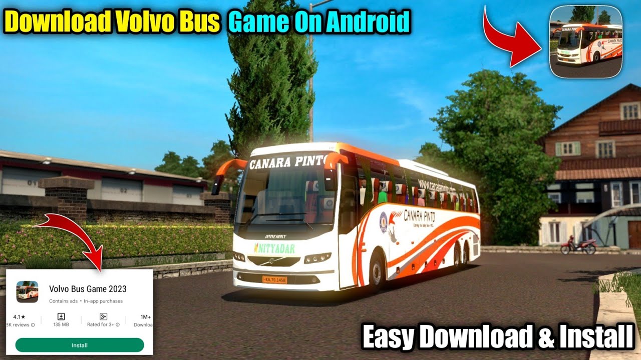 How To Download & Install Volvo Bus Game On Android | Volvo Bus Game ...