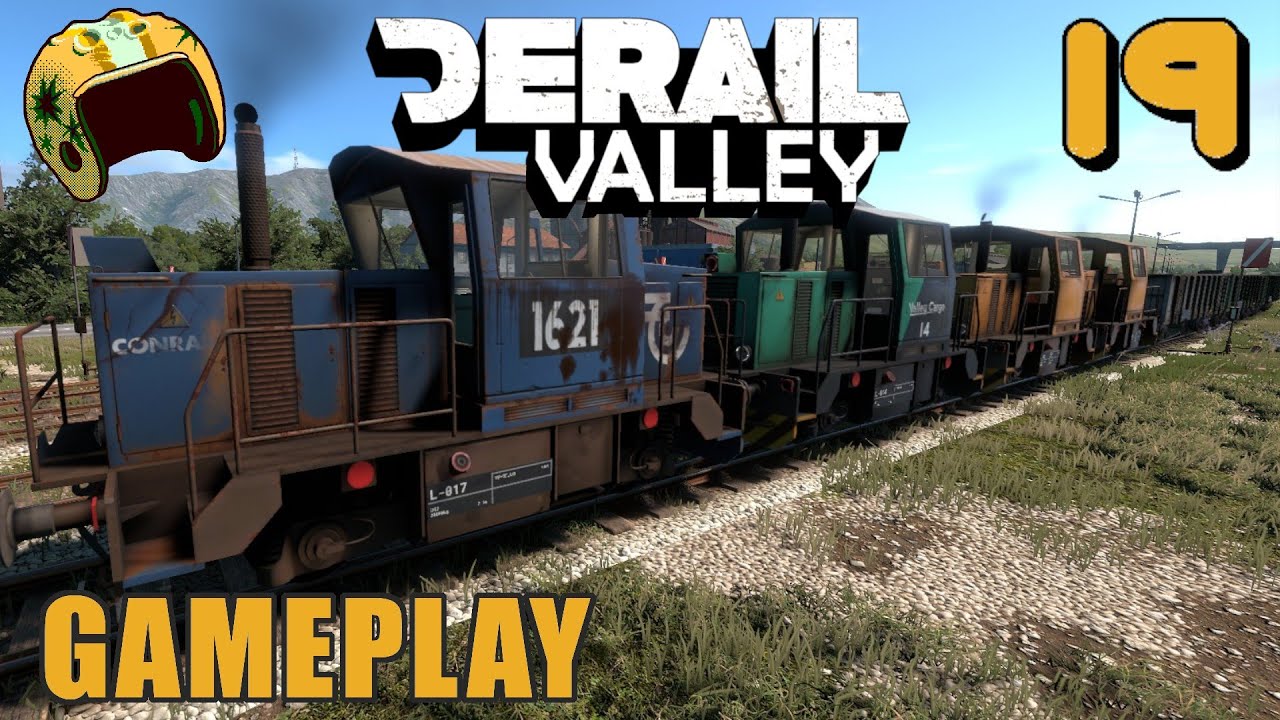 Derail Valley | cuatro locomotoras tirando de 1170t #19 - YouTube