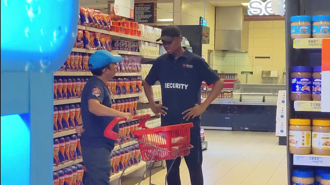Fake Mall Security Prank! - YouTube