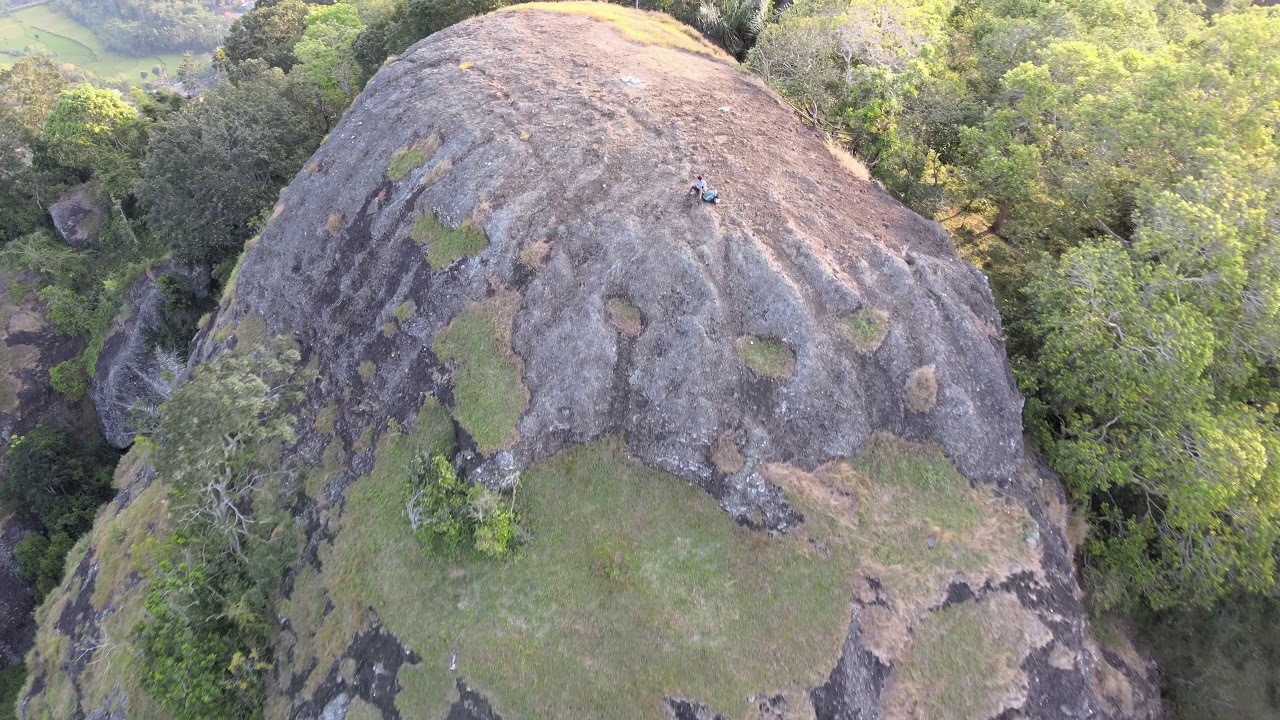 Golden Sunset Puncak Gunung Purba Nglanggeran Yogyakarta | Drone Mavic ...