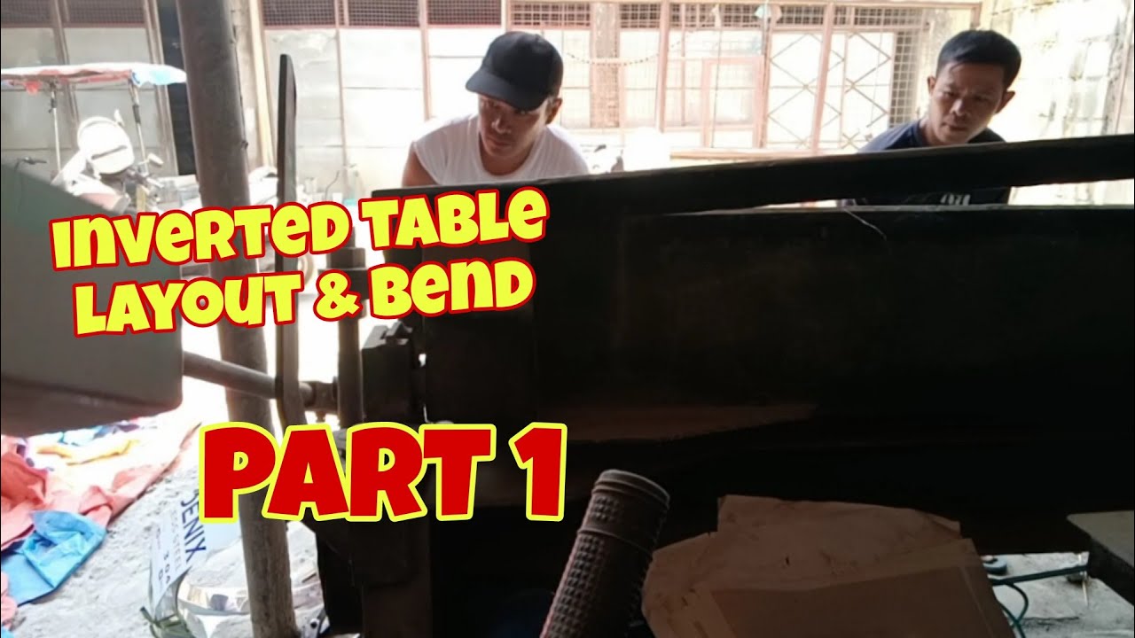 INVERTED TABLE WITH SINK//HOW TO BEND//Curan Works - YouTube