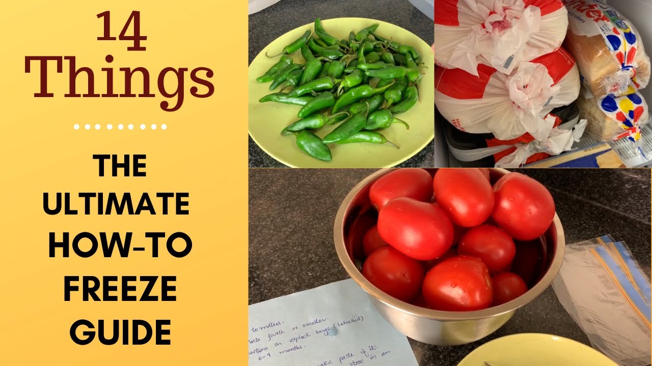 14 Things You Can Freeze - The Ultimate How To Freeze Guide by (HUMA IN ...