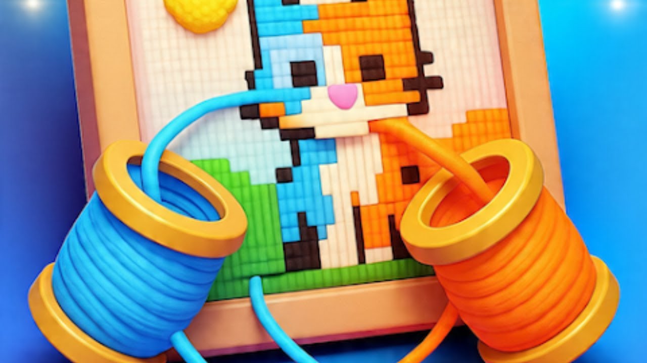 Thread Sort 3D - String Jam Game Android Gameplay - YouTube