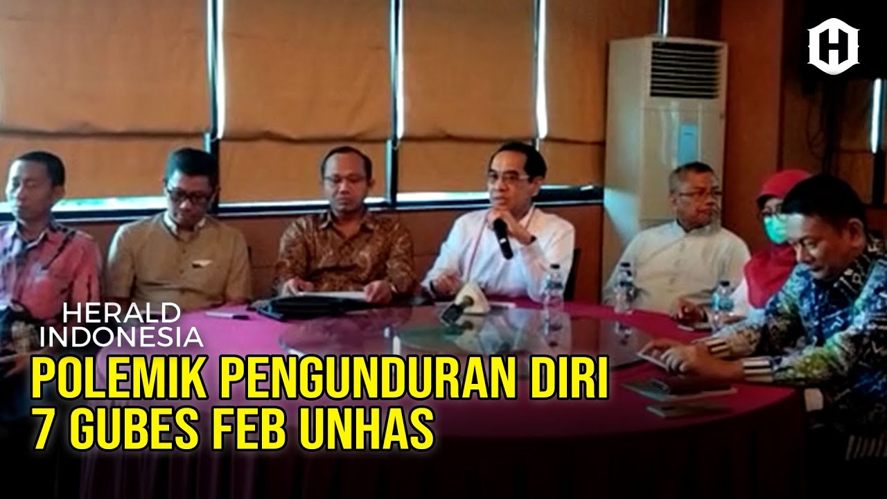 Rektor Unhas Serahkan Polemik Pengunduran Diri 7 Guru Besar ...