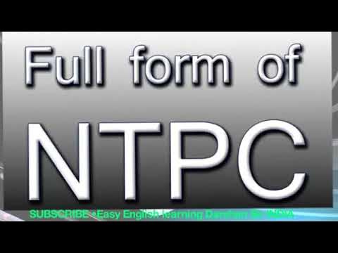 NTPC FULL FORM - YouTube