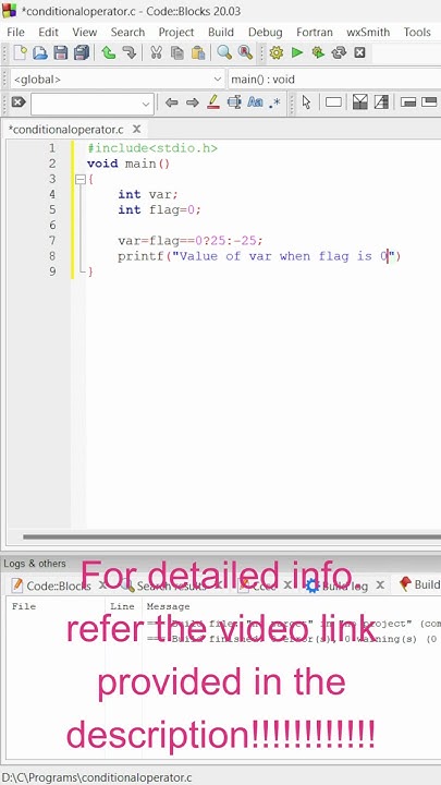Conditional Operator In Cc Coding Like Clanguage Programminglanguage Sharesubscribe 7430
